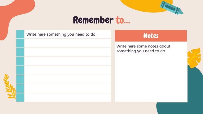 Teacher Planner | Google Slides & PowerPoint template