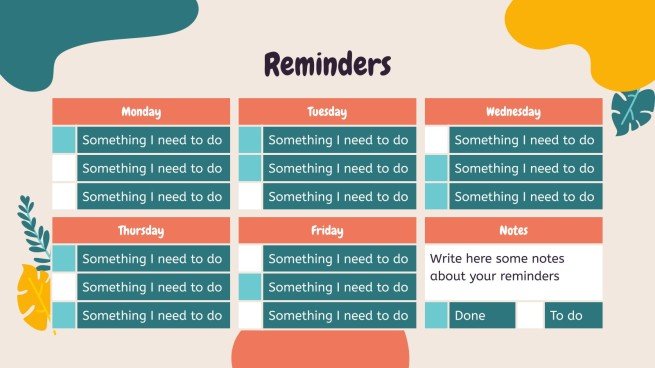 Teacher Planner | Google Slides & PowerPoint template