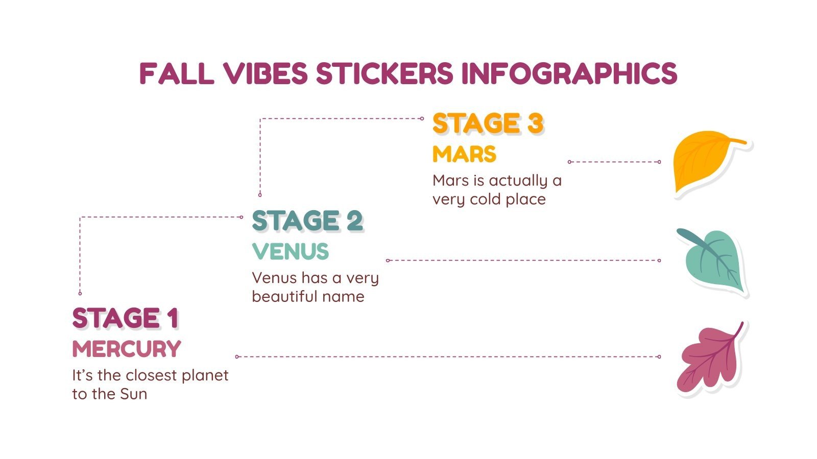 Fall Vibes Stickers Infographics | Google Slides & PPT