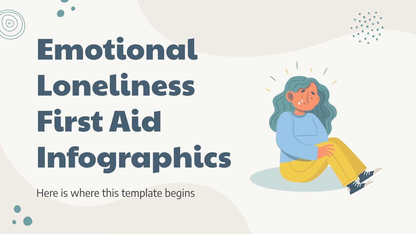 Emotional Loneliness First Aid Infographics | Google Slides