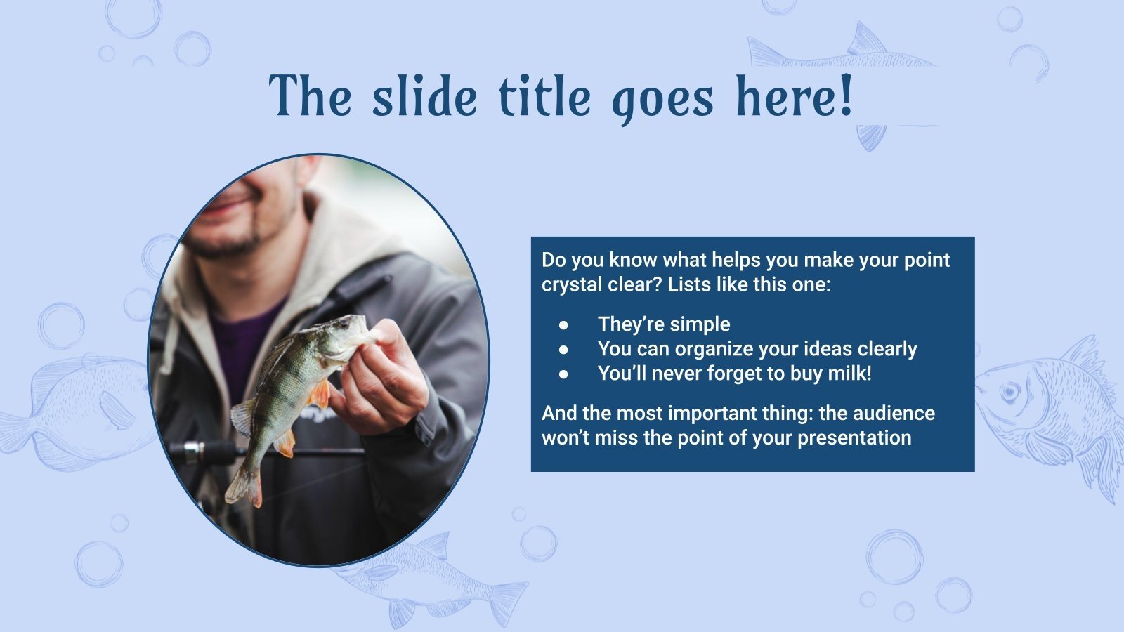 Happy Go Fishing Day! | Google Slides & PowerPoint