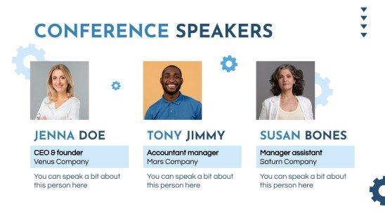 Business Motivational Speaker Conference | Google Slides
