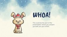 Cute Winter Animals | Google Slides & PPT theme