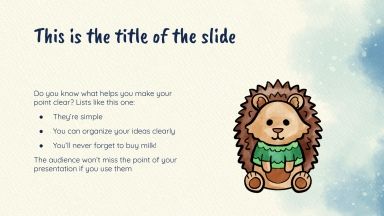 Cute Winter Animals | Google Slides & PPT theme