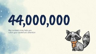 Cute winter animals | Google Slides & PPT theme