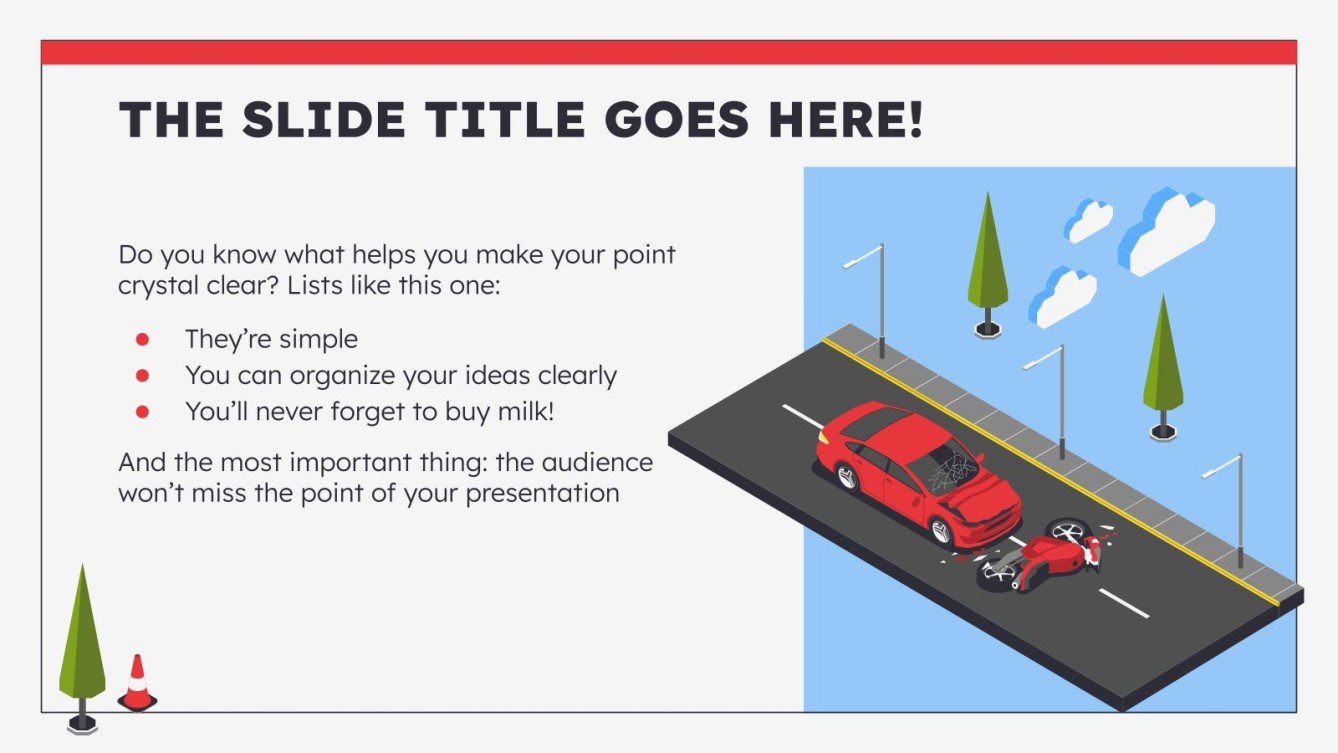 Traffic Collision Prevention | Google Slides & PPT