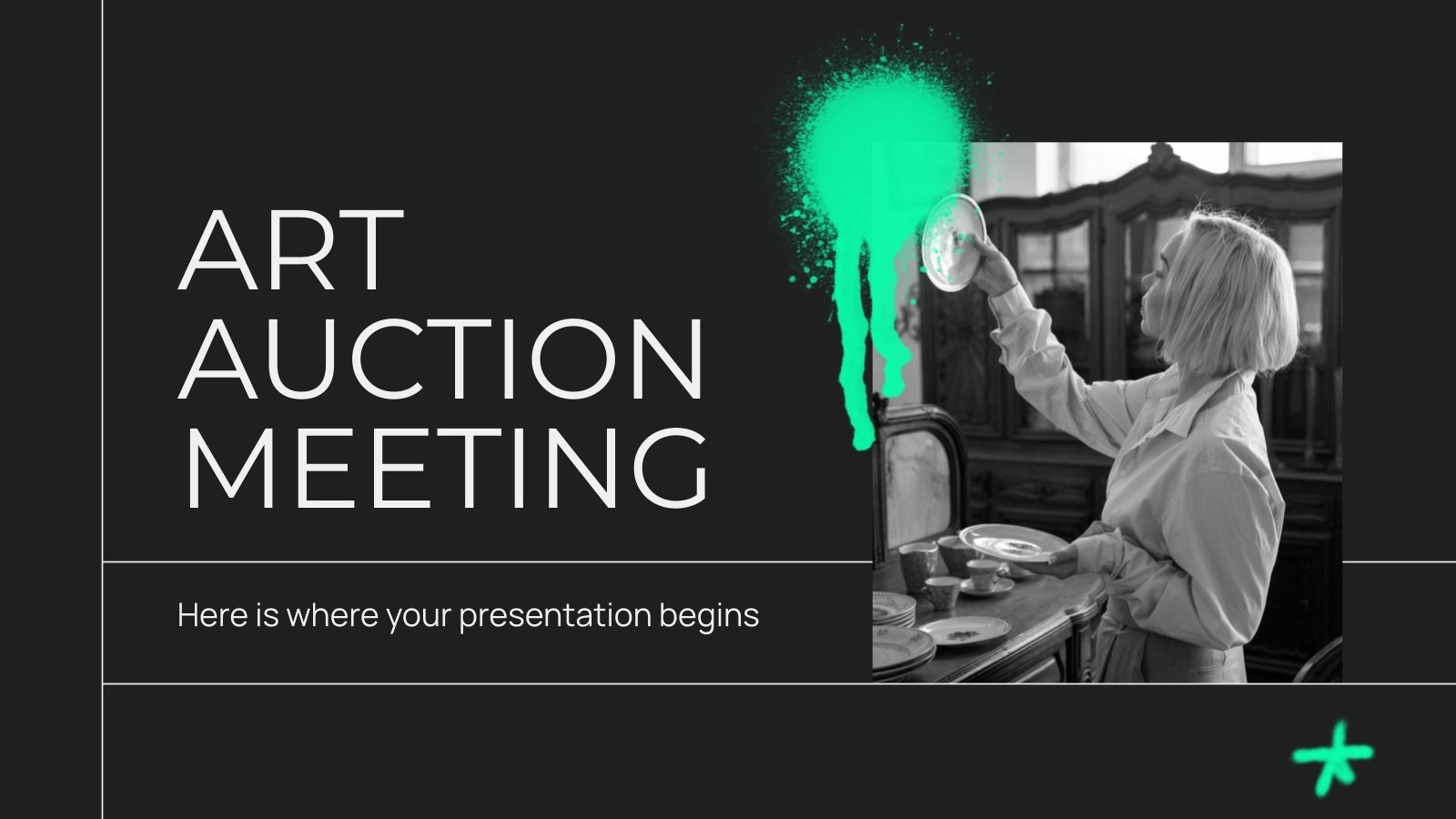 Art Auction Meeting | Google Slides & PPT