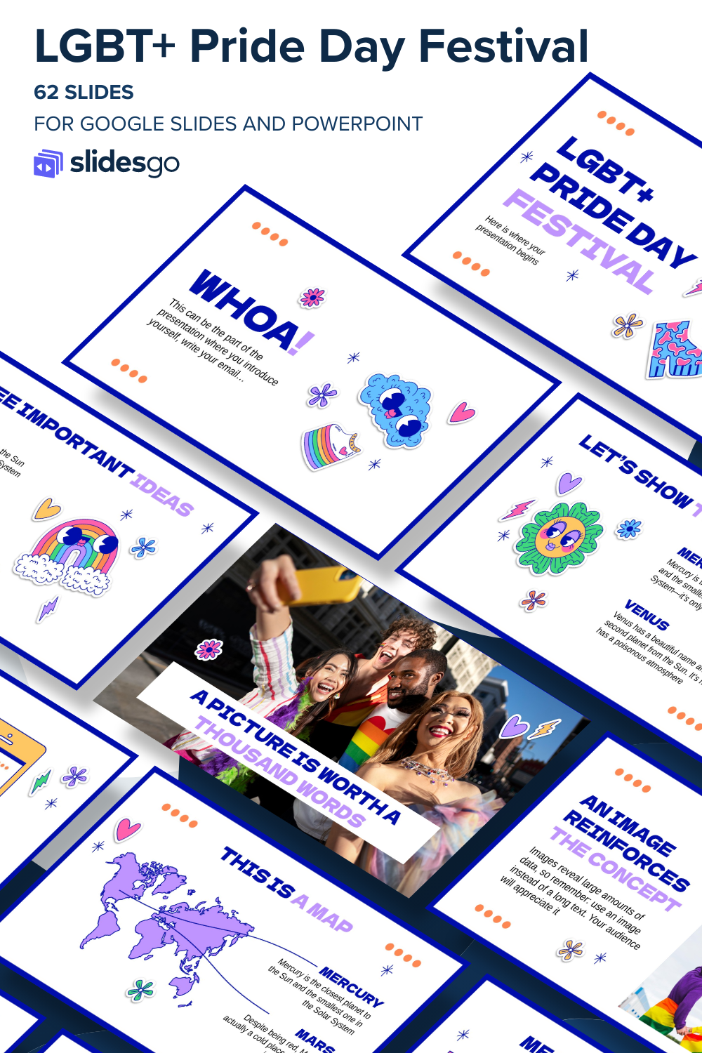 LGBT+ Pride Day Festival | Google Slides & PowerPoint