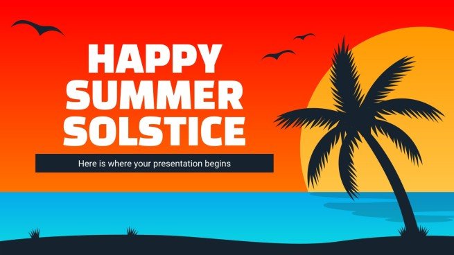 Happy Summer Solstice | Google Slides & PowerPoint