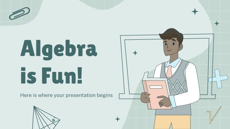 ¡El álgebra es divertida! | Google Slides y PowerPoint ¡El álgebra es divertida! | Google Slides y PowerPoint