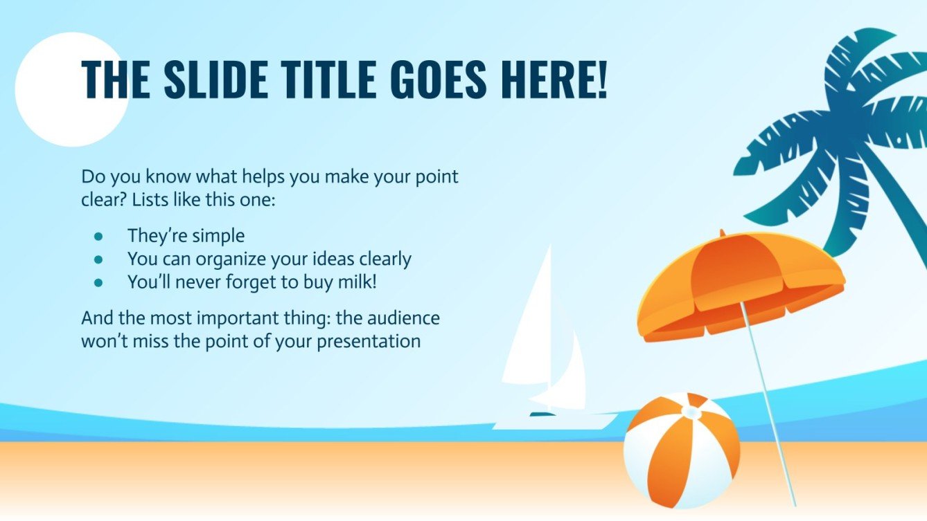 Summer Time | Google Slides & PowerPoint