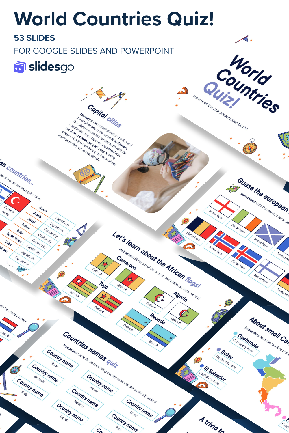 World Countries Quiz! | Google Slides & PowerPoint
