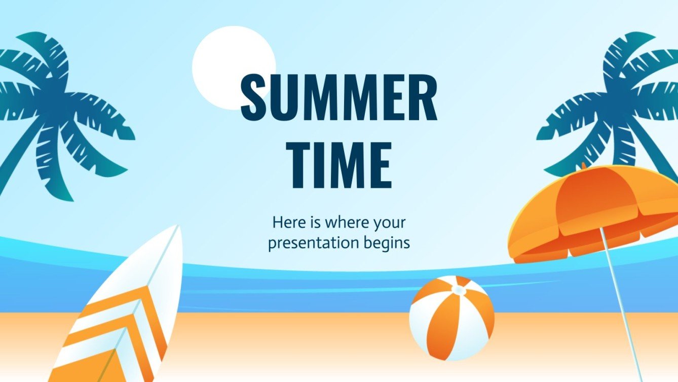 Free Summer Google Slides themes and PowerPoint templates