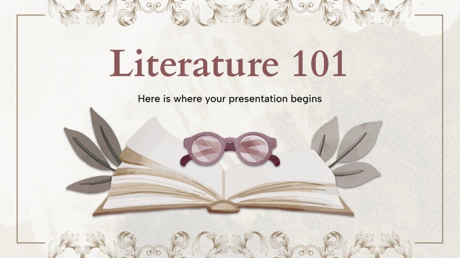 Literature 101 | Google Slides and PowerPoint