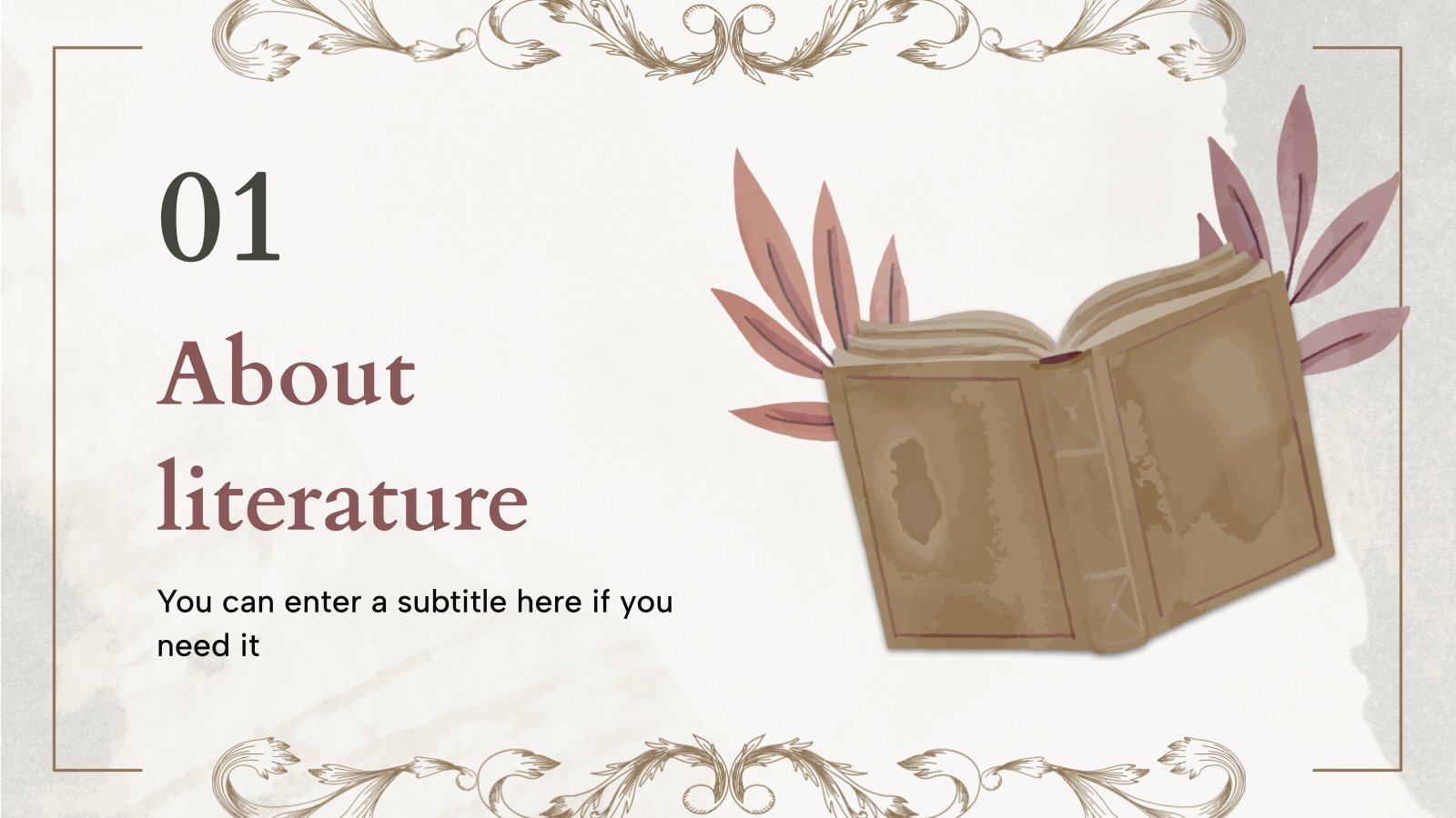 Literature 101 | Google Slides and PowerPoint