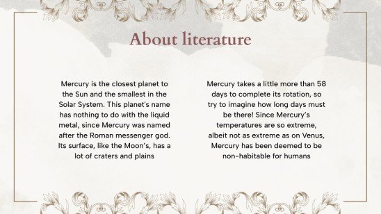 Literature 101 | Google Slides and PowerPoint