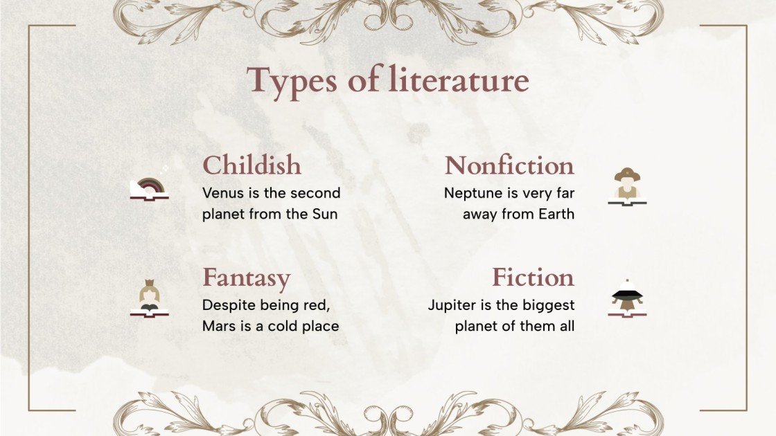 Literature 101 | Google Slides and PowerPoint