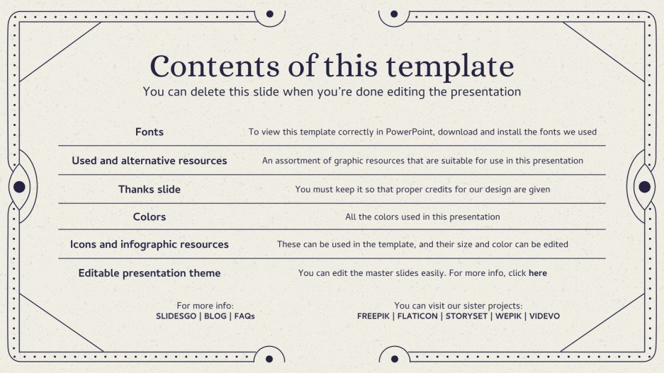 Master Degree Final Year Project | Google Slides & PPT