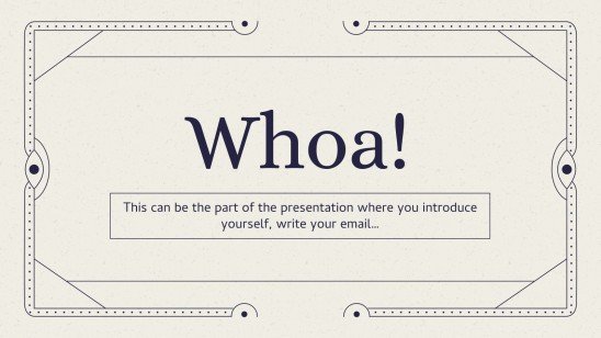 Master Degree Final Year Project | Google Slides & PPT