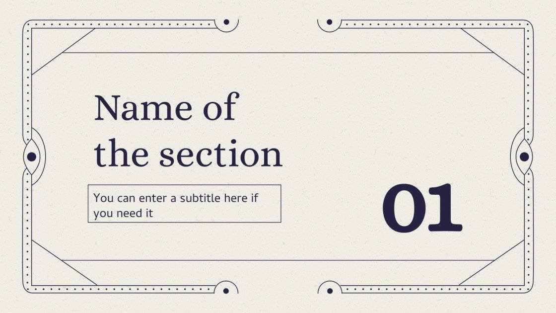 Master Degree Final Year Project | Google Slides & PPT