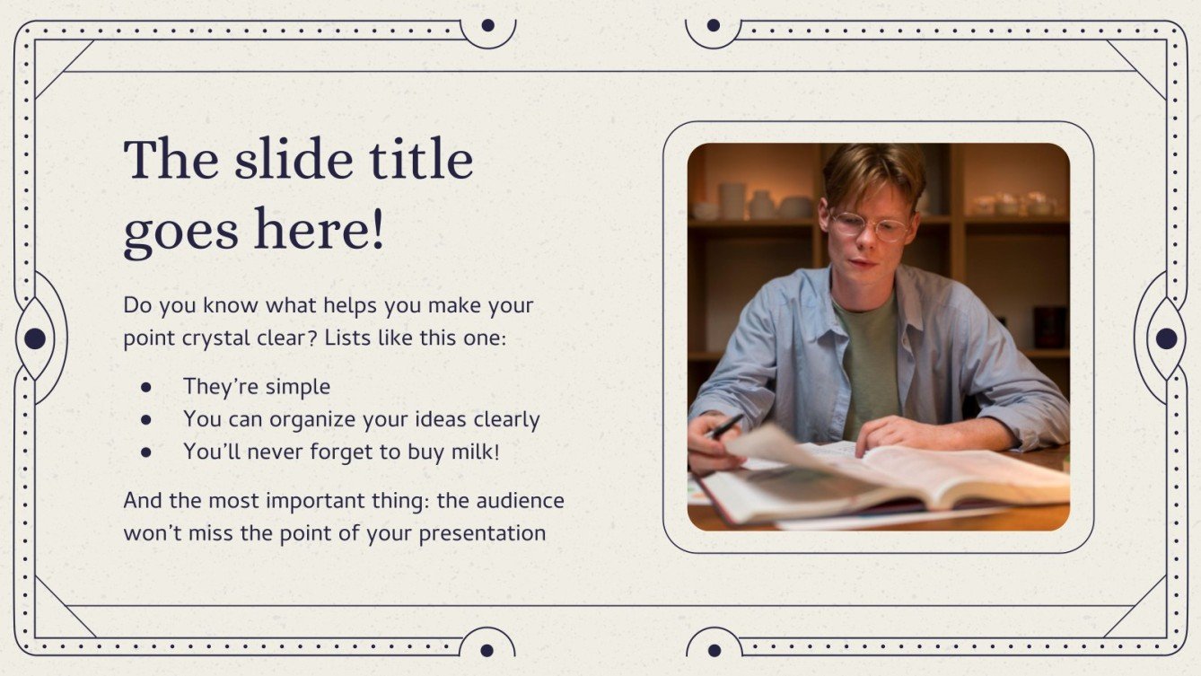 Master Degree Final Year Project | Google Slides & PPT