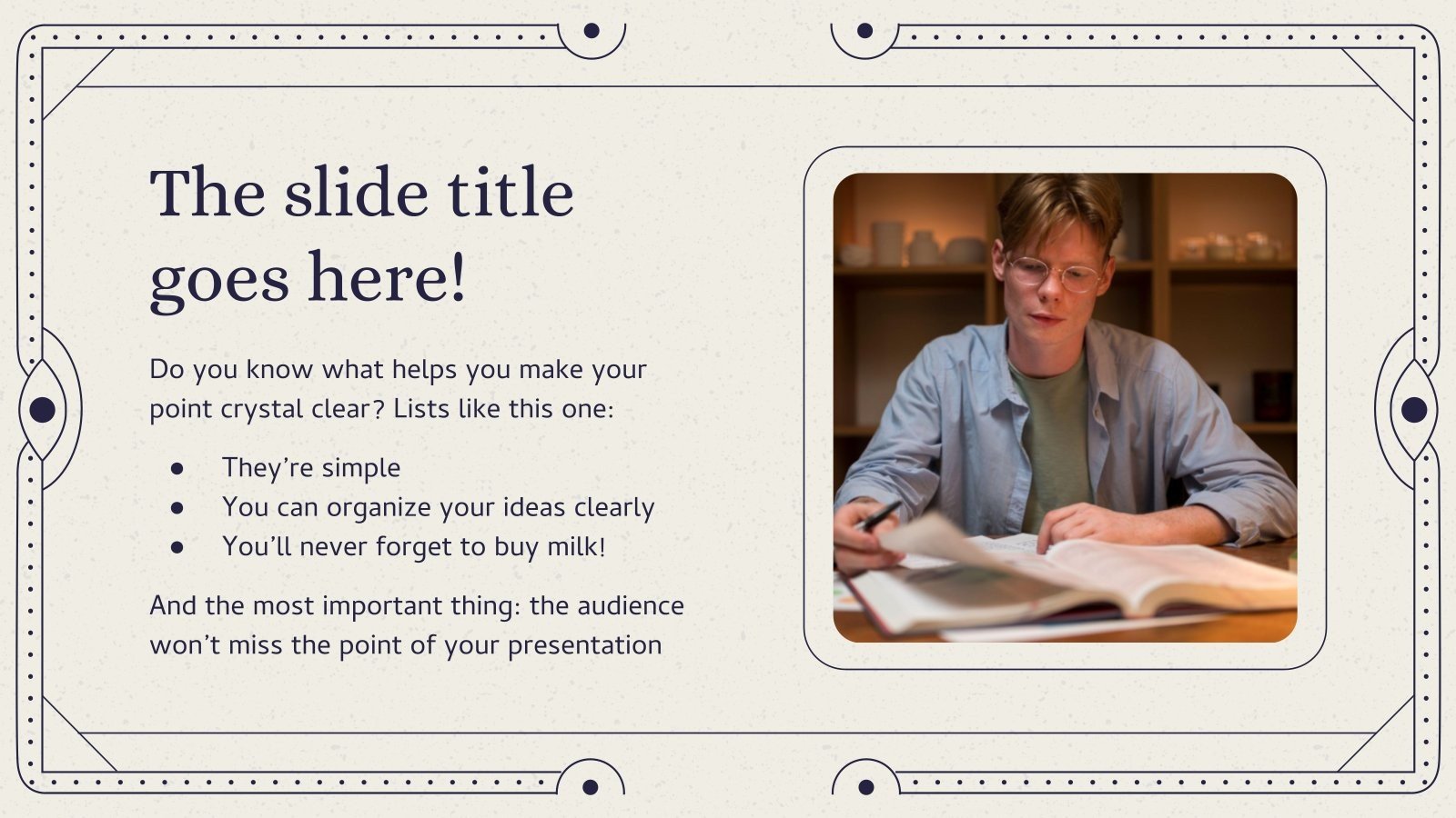 Master Degree Final Year Project | Google Slides & PPT