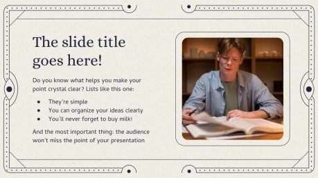 Master Degree Final Year Project | Google Slides & PPT