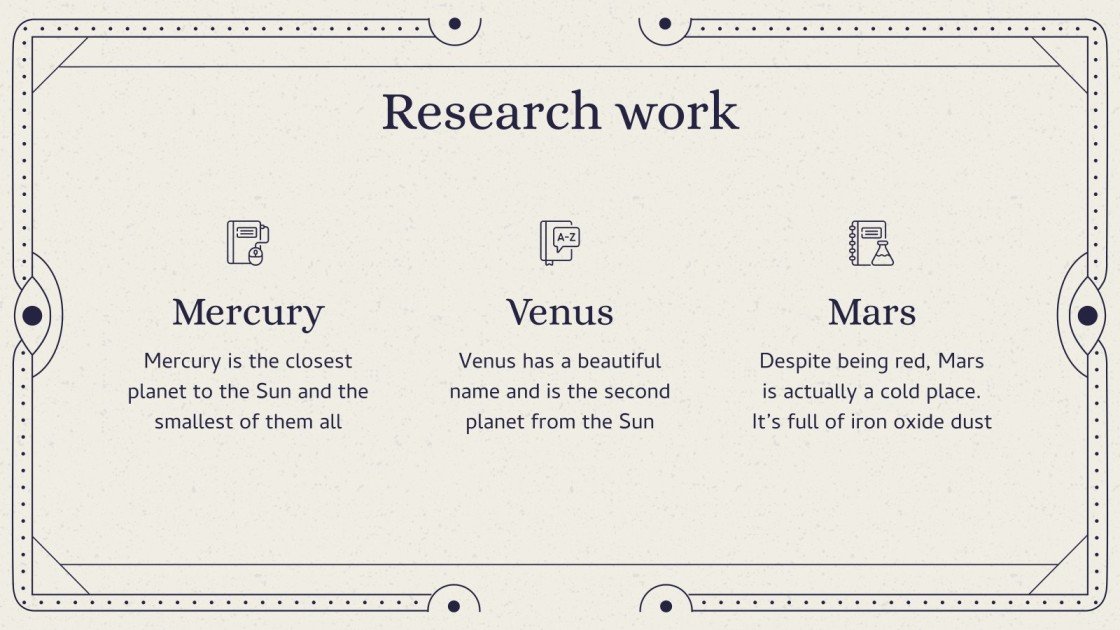 Master Degree Final Year Project | Google Slides & PPT