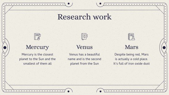 Master Degree Final Year Project | Google Slides & PPT