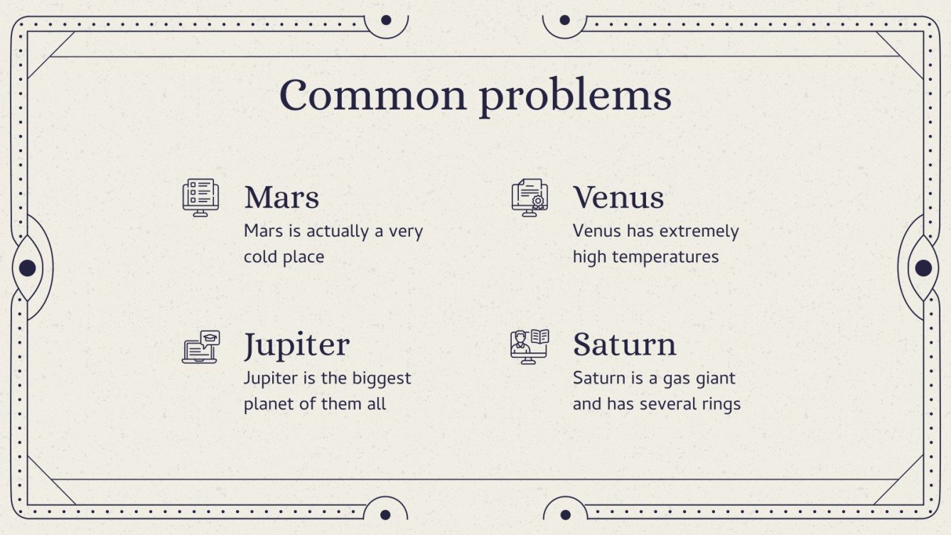 Master Degree Final Year Project | Google Slides & PPT