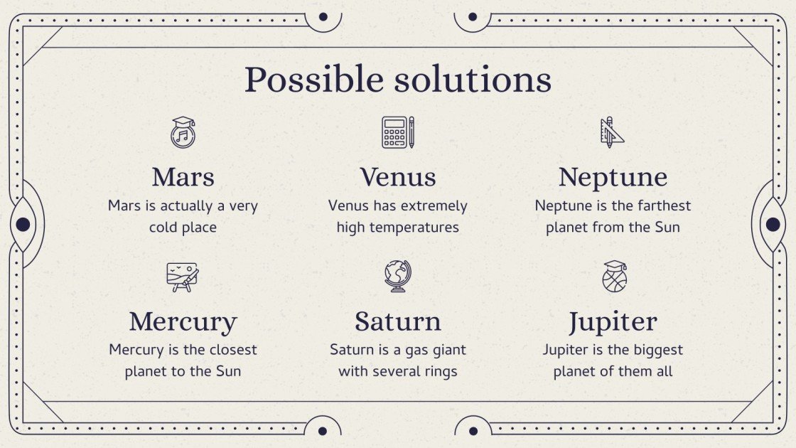 Master Degree Final Year Project | Google Slides & PPT