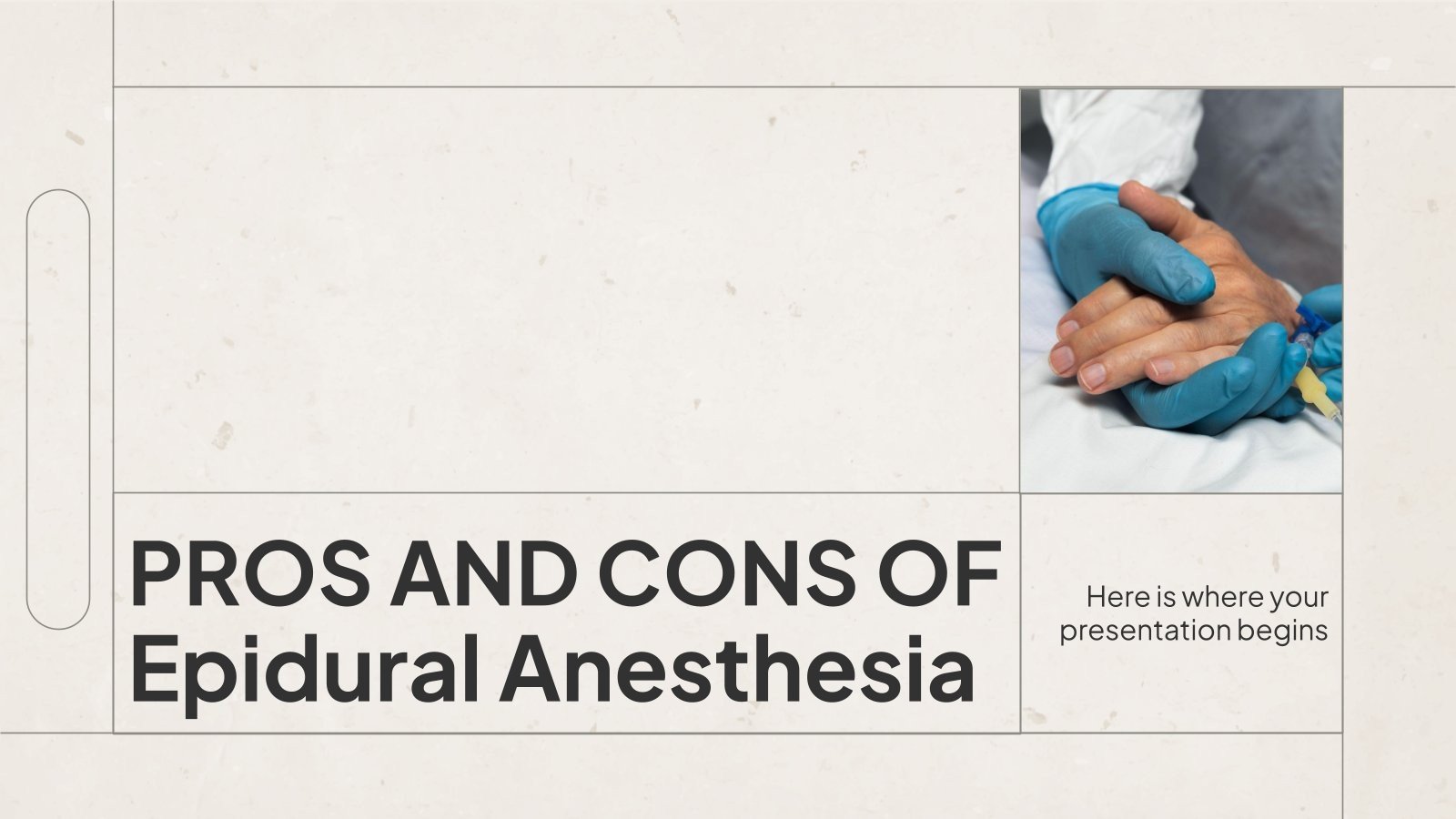 Pros and Cons of Epidural Anesthesia | Google Slides & PPT