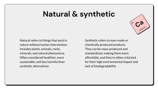 Science for Elementary: Natural and Man-Made Materials
