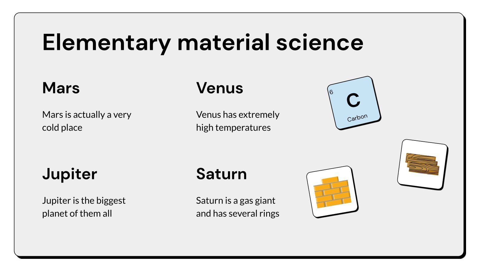 Science for Elementary: Natural and Man-Made Materials