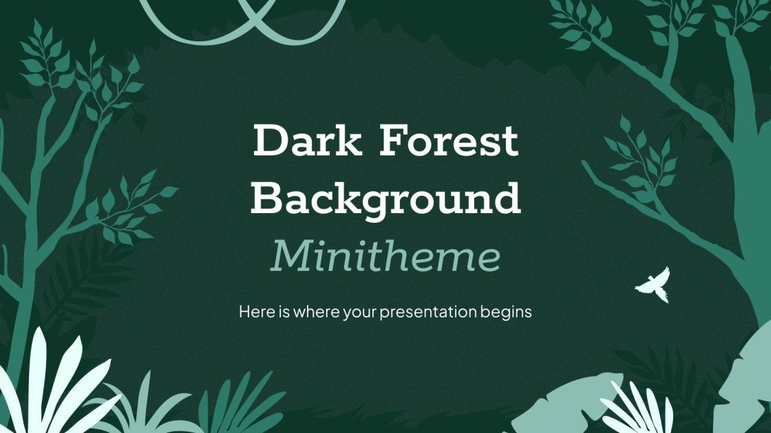 Free Forest-themed Google Slides themes & PowerPoint templates