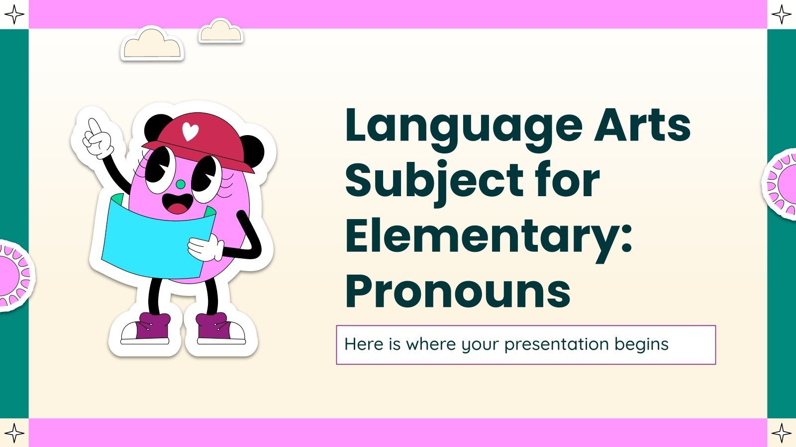 Language Arts Subject for Elementary: Pronouns