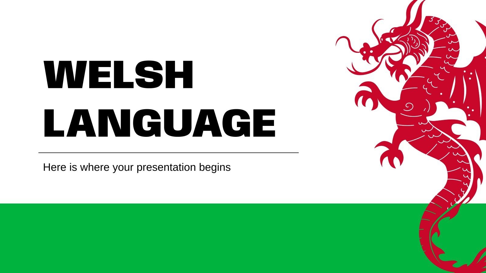 Welsh Language | Google Slides and PowerPoint