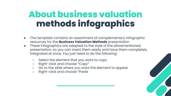 Business Valuation Methods Infographics | Google Slides