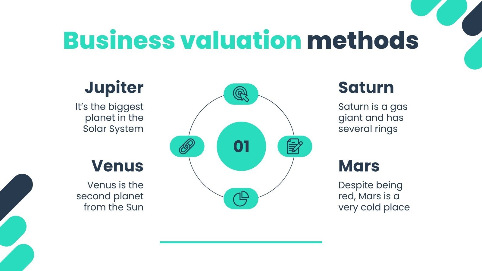 Business Valuation Methods Infographics | Google Slides