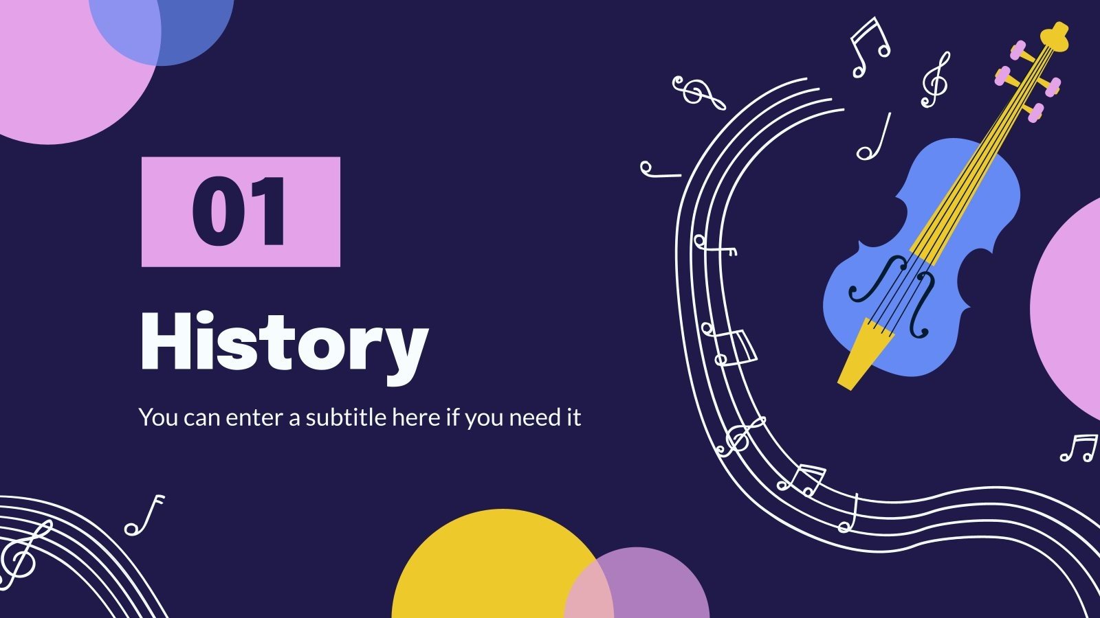 Music Subject for Pre-K: The Violin | Google Slides & PPT