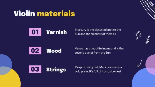 Music Subject for Pre-K: The Violin | Google Slides & PPT