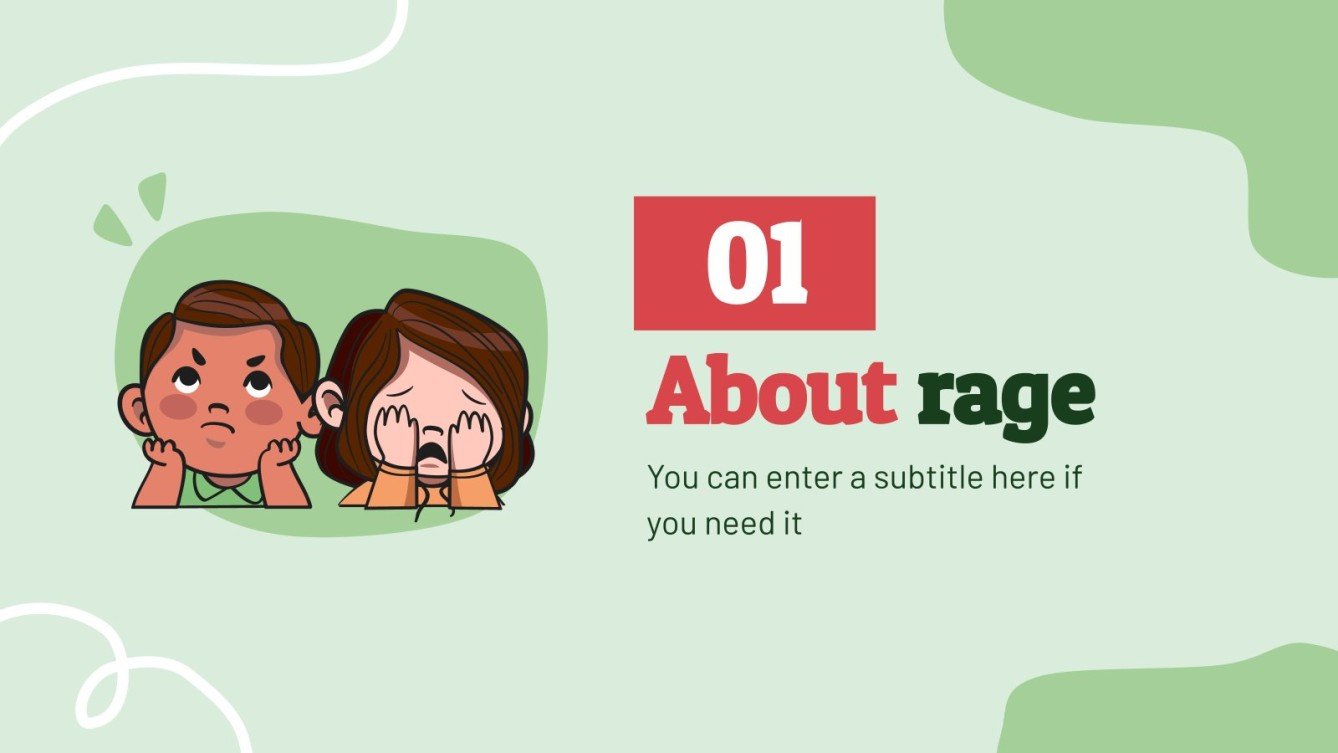 Anger and Rage Management for Pre-K Students | Google Slides