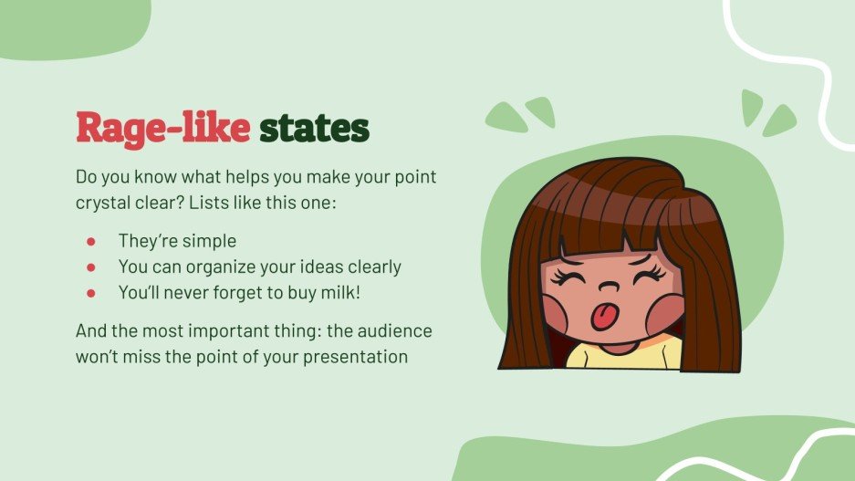 Anger and Rage Management for Pre-K Students | Google Slides