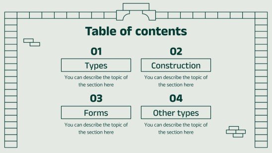 Arte para o ensino médio: Tipos de arcos | Google Slides