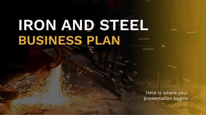Iron and Steel Business Plan | Google Slides & PowerPoint