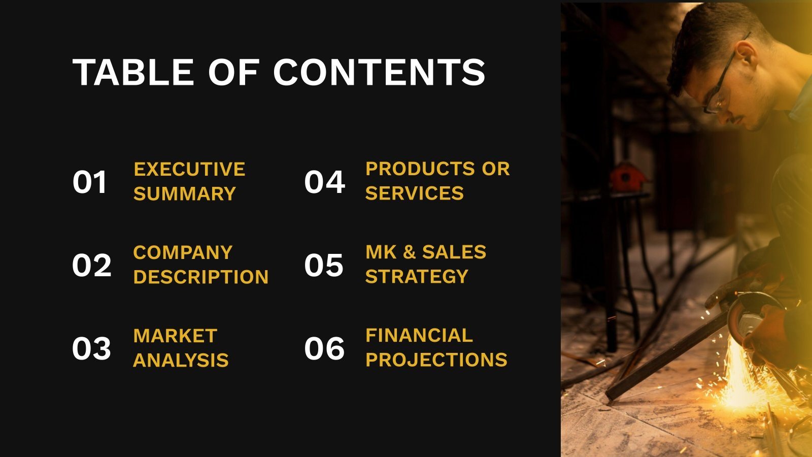 Iron and Steel Business Plan | Google Slides & PowerPoint