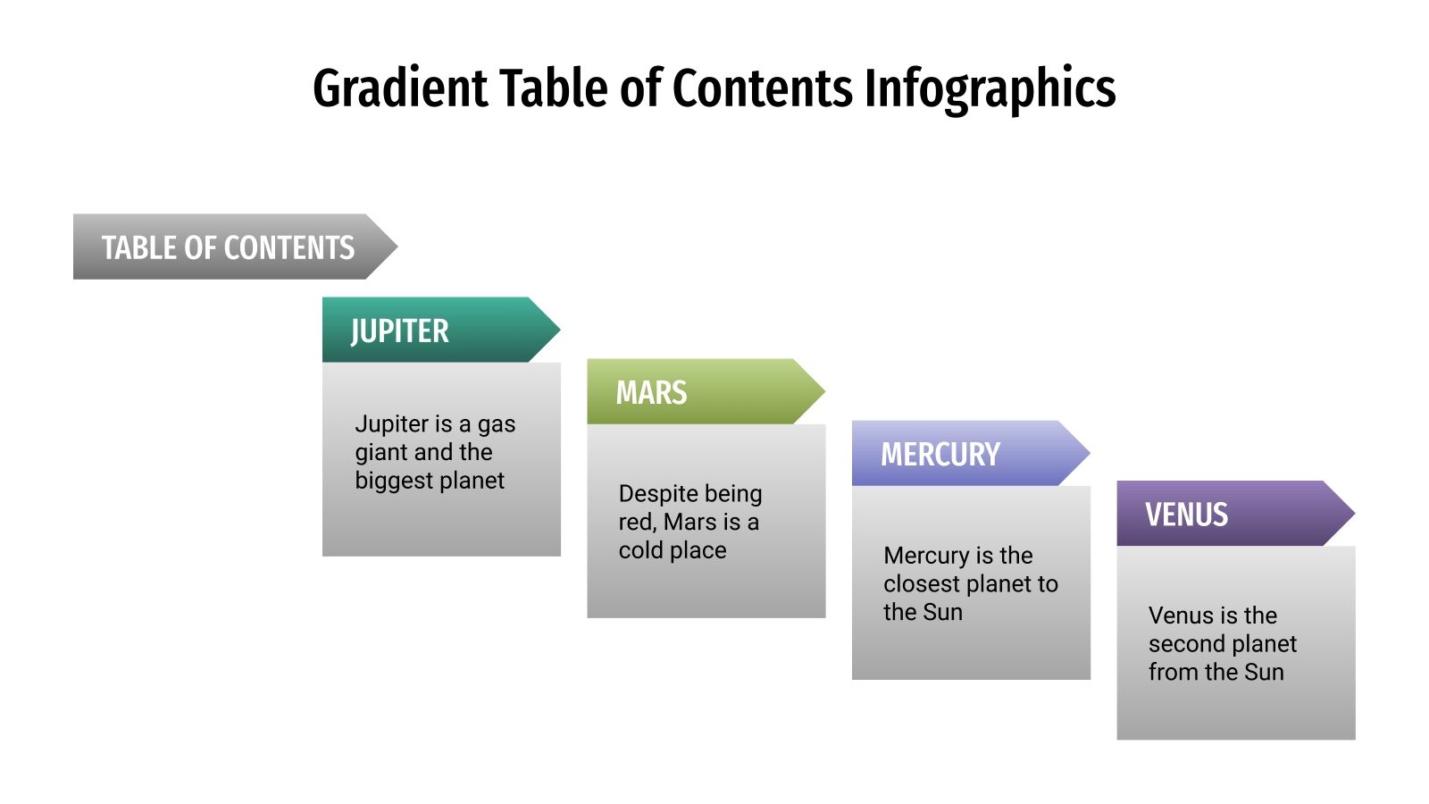 Índices con degradados | Tema de Google Slides y PowerPoint