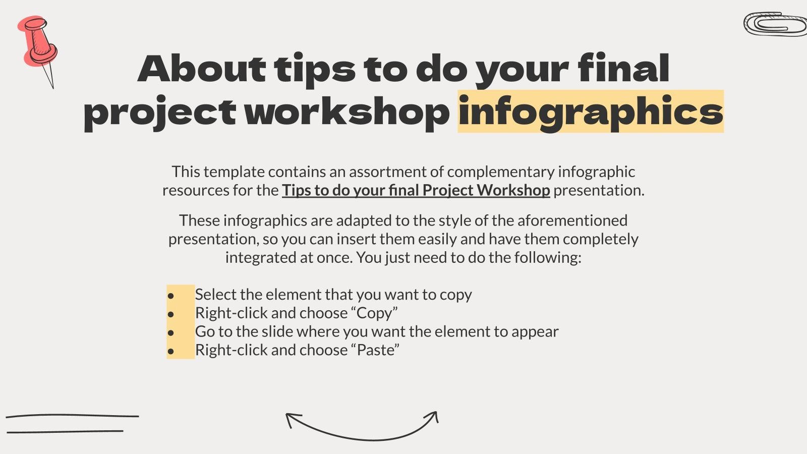 Tips to Do your Final Project Workshop Infographics