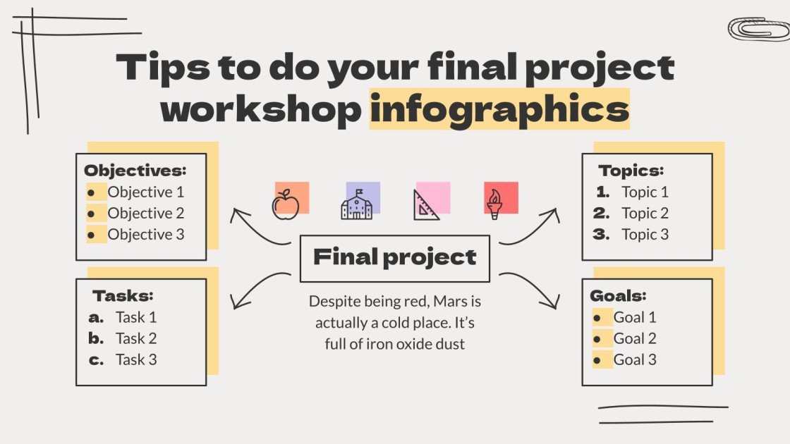 Tips to Do your Final Project Workshop Infographics