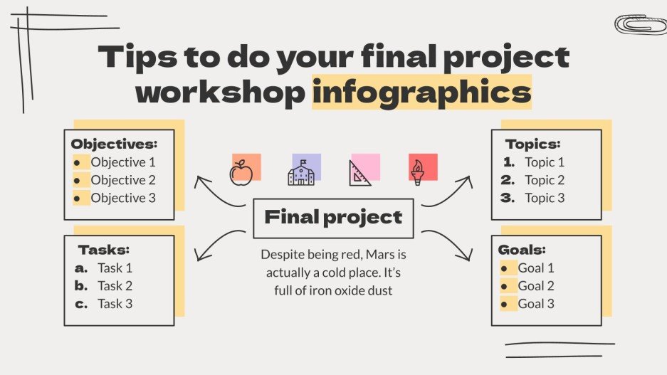 Tips to Do your Final Project Workshop Infographics